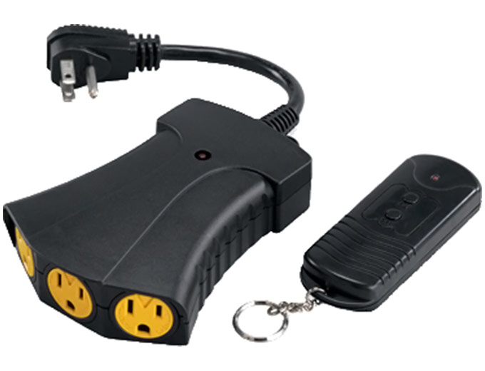 Kab 3 Remote Controlled Waterproof Outdoor Outlets $13.99