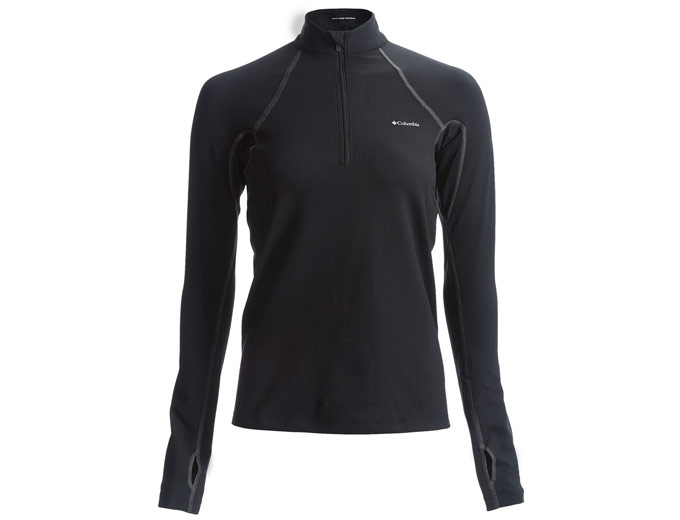 $46 off Columbia Heavyweight Thermal Long Sleeve Ladies 1/2 Zip Top ...