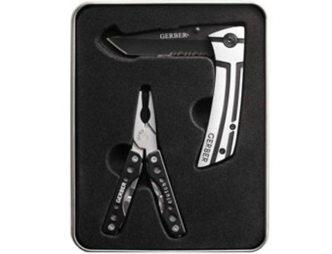 65% off Gerber Traverse Knife & Clutch Mini-Tool Combo - $13