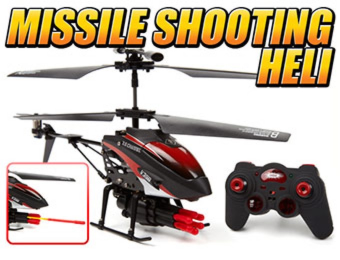 65% off Gyro Missile Attack 3.5CH RC Helicopter - $22.95
